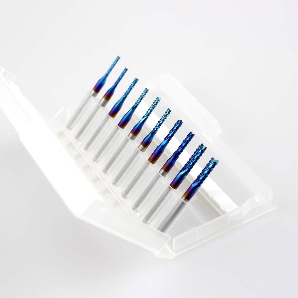 Fresas Cnc 10pcs 0.8 A 3.175 mm NC | 0830NC - Prodemaq